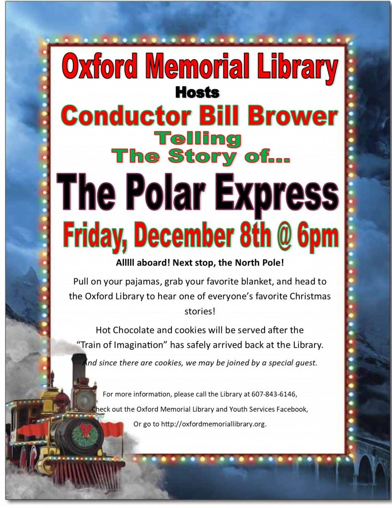 All Aboard the Polar Express – Oxford Memorial Library